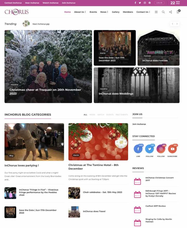 Inchorus Choir | Untangled Web